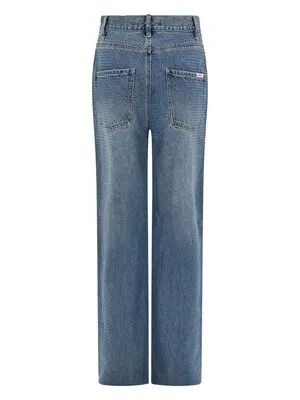 SELF-PORTRAIT Rhinestone Embellished Jeans