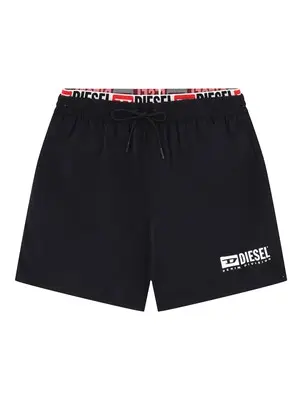 DIESEL® Swimsuit With Logo - Black