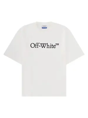 Off-White T-shirt With Logo - White