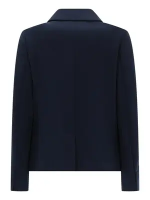 Max Mara Double-breasted Jacket - Blue