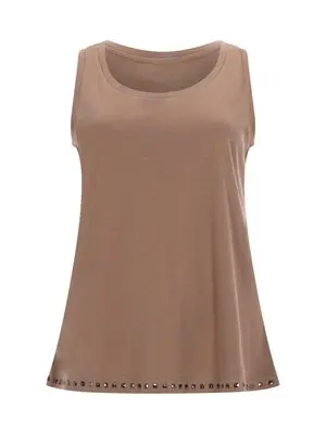 Max Mara Sleeveless Cotton Tank