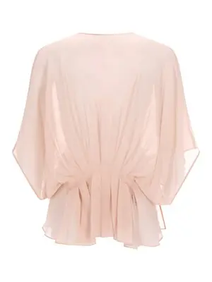 Max Mara V-neck Top - Pink
