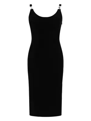 Versace Sleeveless Midi Dress - Black