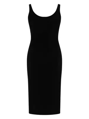 Versace Sleeveless Midi Dress - Black