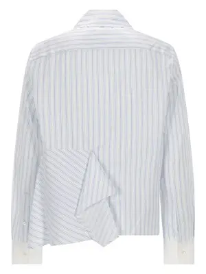 JW Anderson Asymmetrical Draped Shirt - Azure