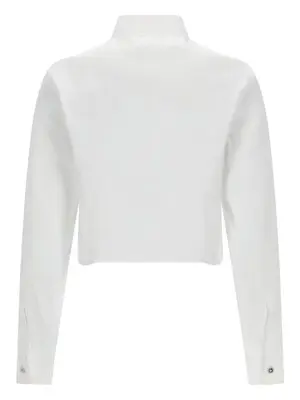 Versace Shirt With Lace Inserts - White