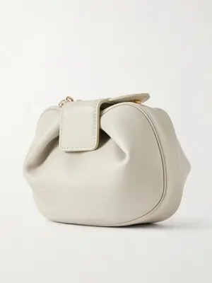 Gabriela Hearst Soft Demi Leather Clutch - Gray