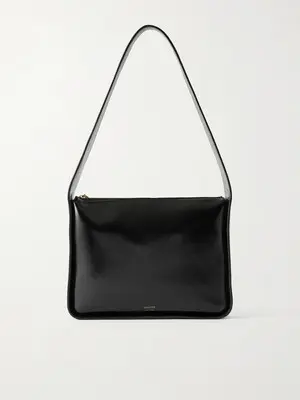 Khaite Lori Textured-leather Shoulder Bag - Black