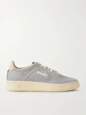 AUTRY Easyknit Metallic Knitted Sneakers - Gray