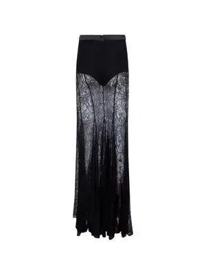 Elisabetta Franchi Lace Maxi Skirt