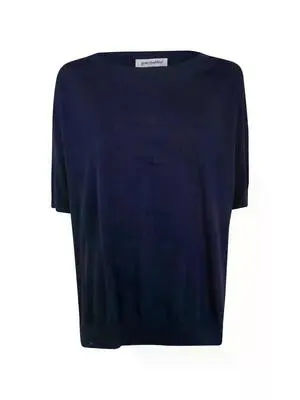GENTRYPORTOFINO Short-sleeved Knitted Top