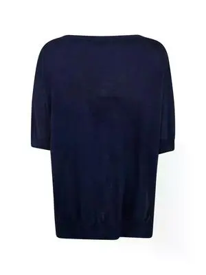 GENTRYPORTOFINO Short-sleeved Knitted Top