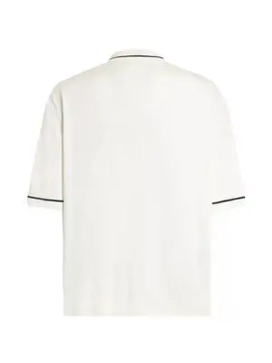 Dolce & Gabbana Silk And Cotton Shirt With Twill - White
