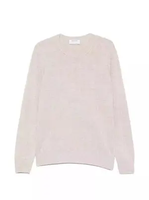 GRAN SASSO Ribbed Crew-neck Sweater - Neutrals