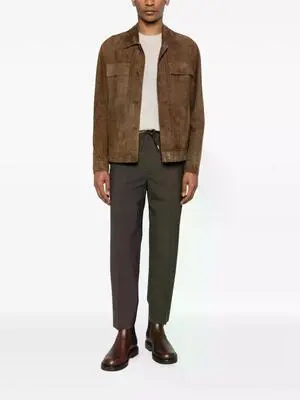 GRAN SASSO Ribbed Crew-neck Sweater - Neutrals