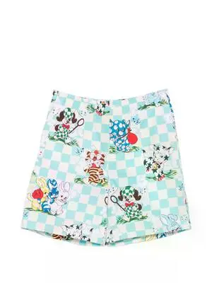 Kenzo Light Wash Shorts For Men