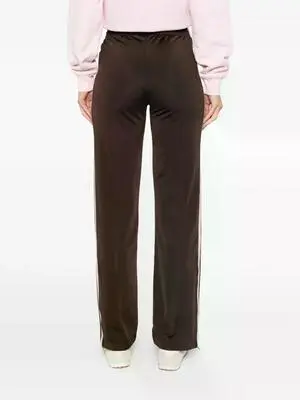 Adidas Logo-embroidered Trousers - Brown