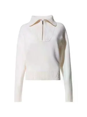 Perfect Moment Half Zip Ribbed Top