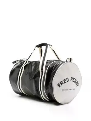 Fred Perry Classic Barrel Holdall Bag - Black