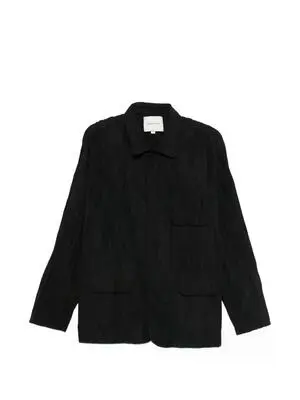 GONGDID DESIGN Textured Pocketed Shirt Jacket