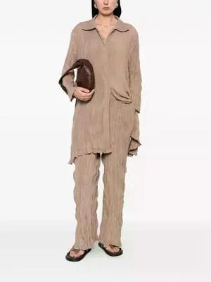 GONGDID DESIGN Pleated Trousers