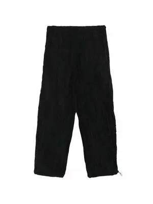 GONGDID DESIGN Wide-leg Trousers With Drawstring