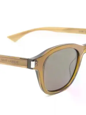 Saint Laurent Square-frame Sunglasses - Neutrals