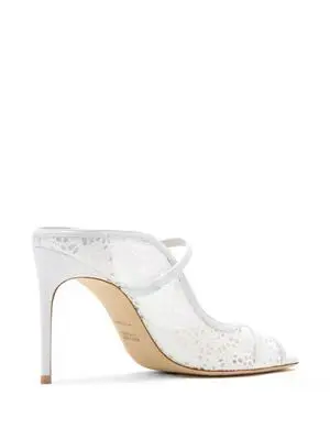 MALONE SOULIERS Noah Heeled Sandals - White