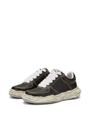 Mihara Yasuhiro Wayne Leather Sneakers - Brown