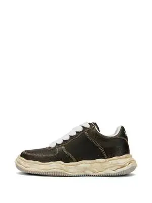 Mihara Yasuhiro Wayne Leather Sneakers - Brown