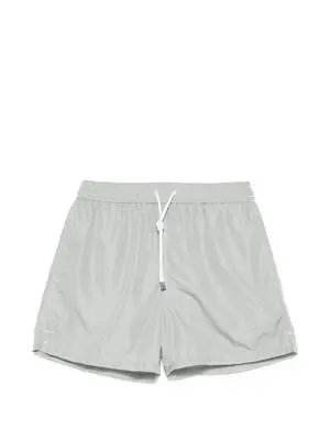 Fedeli Madeira Patterned Swim Shorts - Green