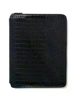 Smythson Mara Writing Folder - Blue