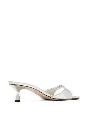 Studio Amelia Greta Buckle Sandals - Silver