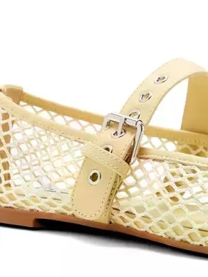 Senso Carina Buckle-strap Ballet Flats - Neutrals