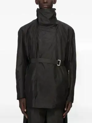 Rick Owens Dracucaban Silk Jacket - Black