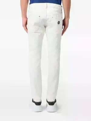 Philipp Plein Monogram Straight Leg Jeans