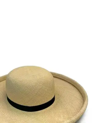 Loro Piana Georgia Panama Hat - Neutrals