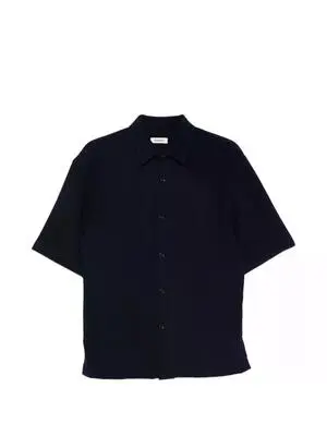 Sandro Textured Shark Collar Shirt
