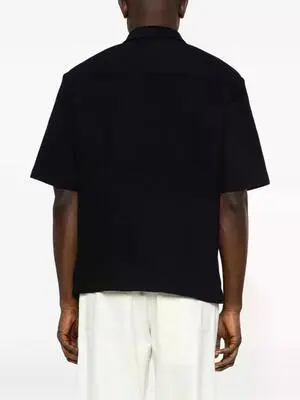 Sandro Textured Shark Collar Shirt
