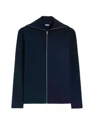 JIL SANDER Zip-up Cardigan - Blue