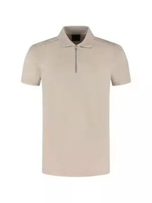 Paul & Shark Zipped Polo Shirt - Neutrals