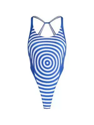 JEAN PAUL GAULTIER The Target Swimsuit - Blue