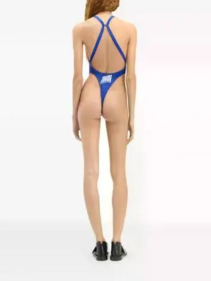 JEAN PAUL GAULTIER The Target Swimsuit - Blue