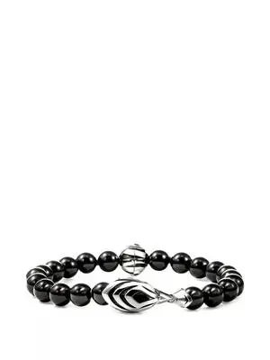 John Hardy Sterling Silver Onyx Eagle Bead Bracelet - Black