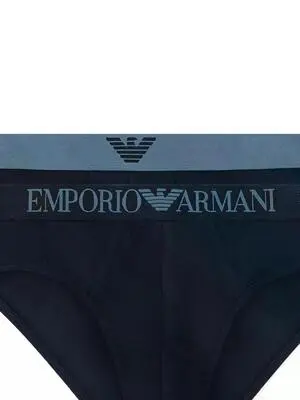 Emporio Armani Logo Band Briefs Set Of Two