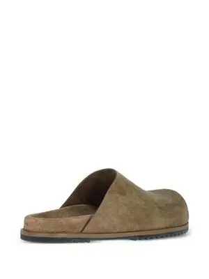 Rick Owens Suede Slip-on Sandals - Brown