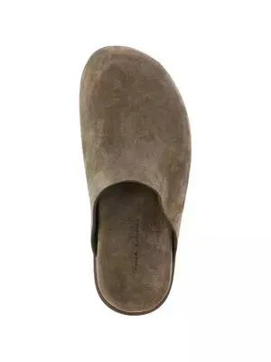 Rick Owens Suede Slip-on Sandals - Brown