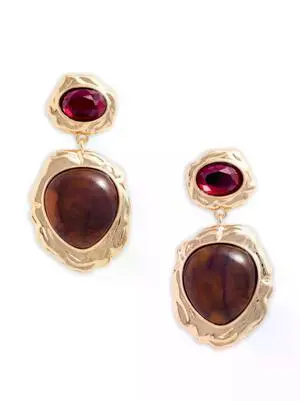 SELF-PORTRAIT Tiered Resin Earrings