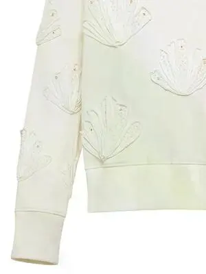 FORTE_FORTE Lunamaris Embroidered Sweatshirt