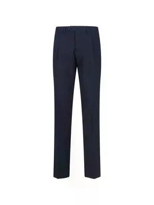 LARDINI Single-breasted Virgin Wool Suit - Blue